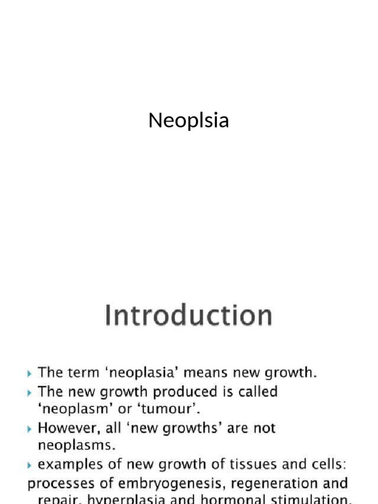 Neoplasia Niyati | PDF