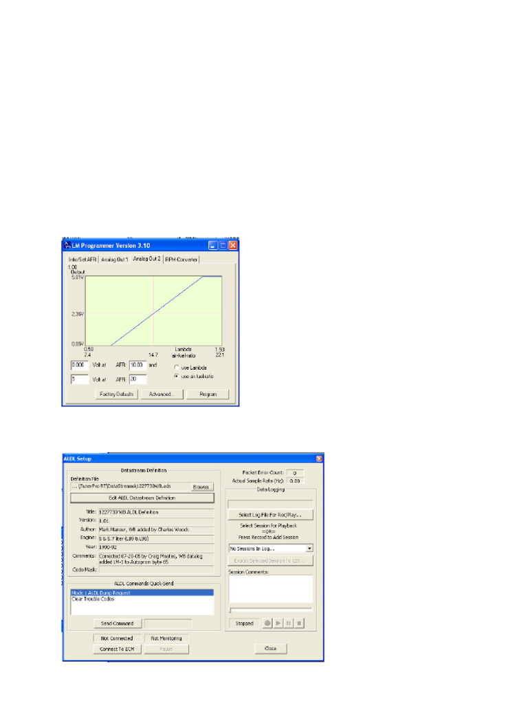 Wideband Datalog Tunerpro lm1 | PDF | Bit | Computer Engineering