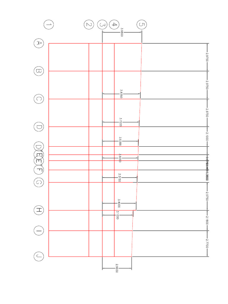 Ejes Terreno Pisaguadibujo1 Model | PDF