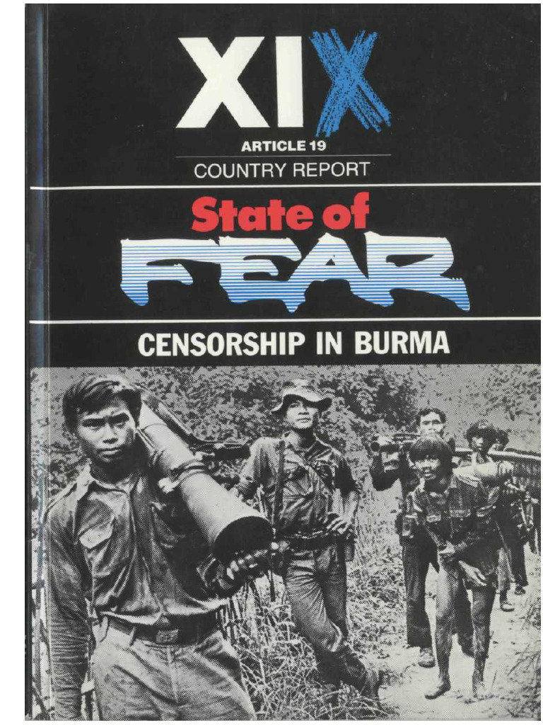 Smith 1991, State-of-Fear-ocr | PDF | Myanmar