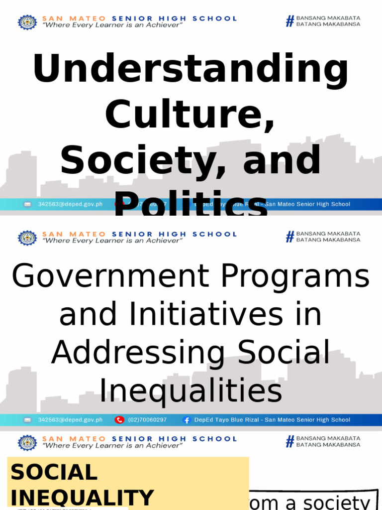 Government Initiatives Against Social Inequality | PDF | Minority Group ...