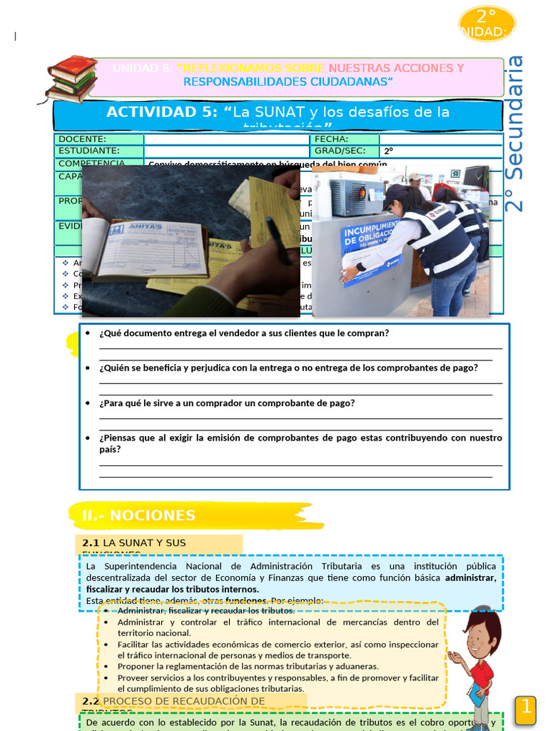 2° DPCC - Actv.05-Unid.8 2023 | PDF | Pagos | Economias