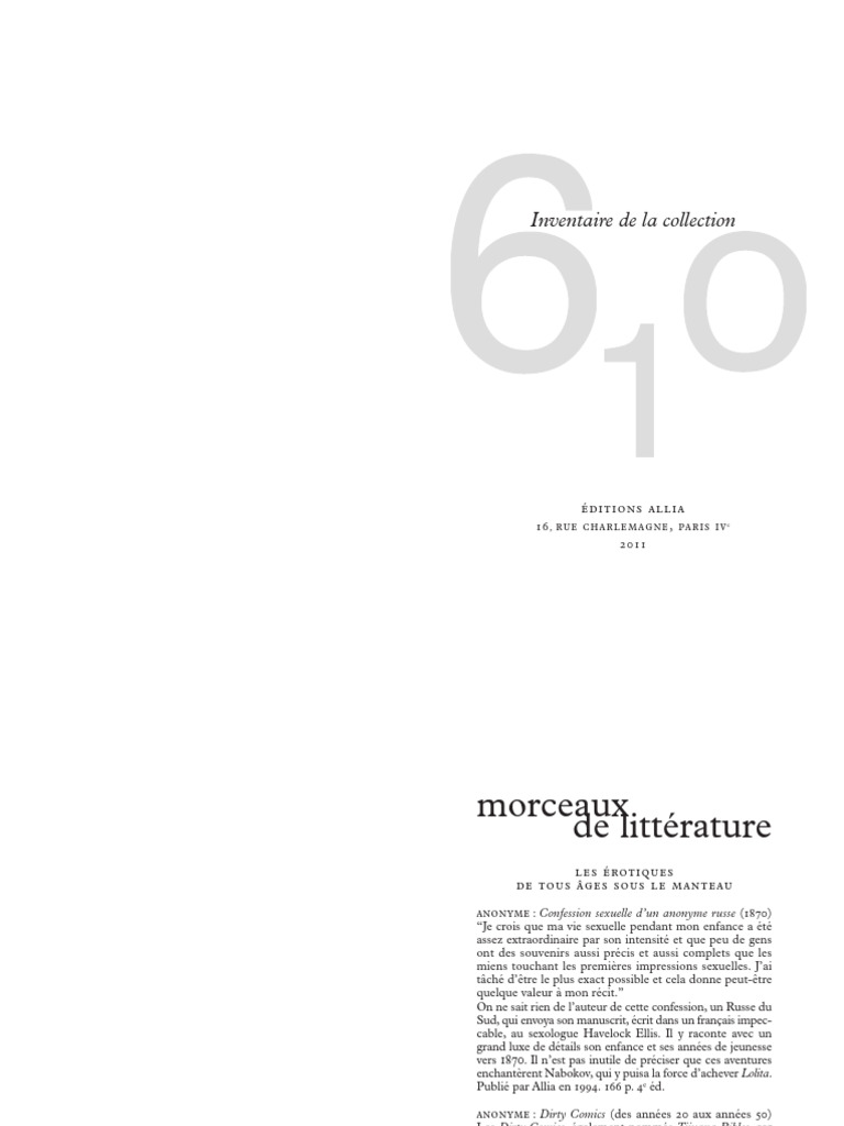 Catalogue Inventaire de La Collection Éd Allia | PDF | Thérèse d'Avila ...