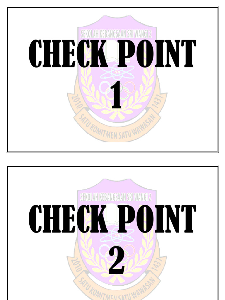 Check Point | PDF