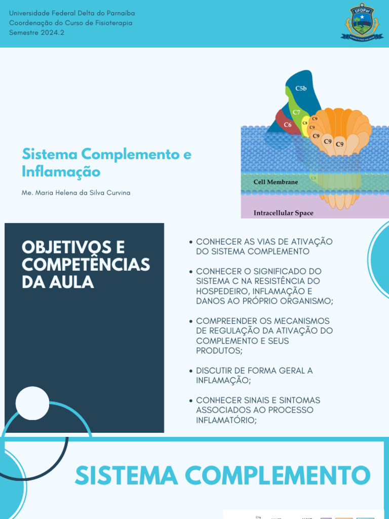 Aula 5 Sist Complemento | PDF | Sistema complementar | Imunologia