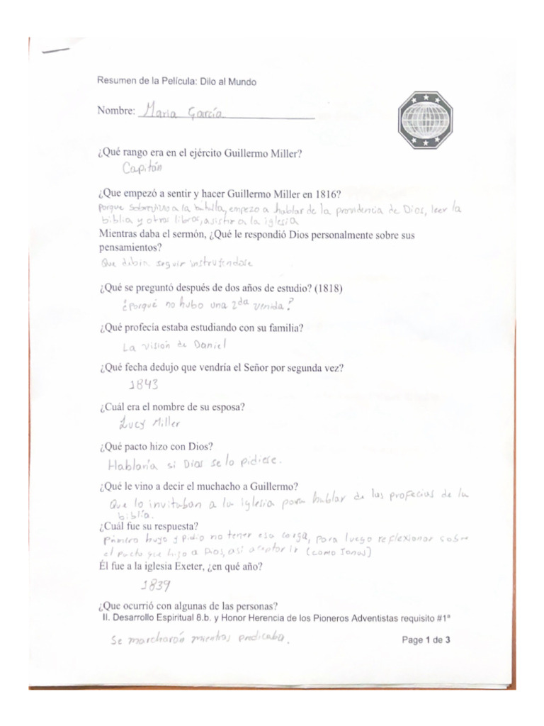 Resumen de La Película Dilo Al Mundo | PDF