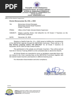 Matatag Accomplishment Narrative Report | PDF