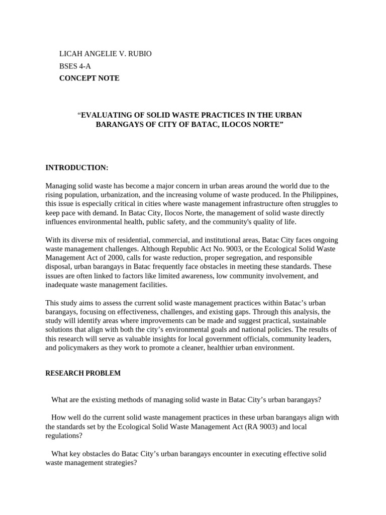 Thesis Titles | PDF | Waste Management | Sustainability