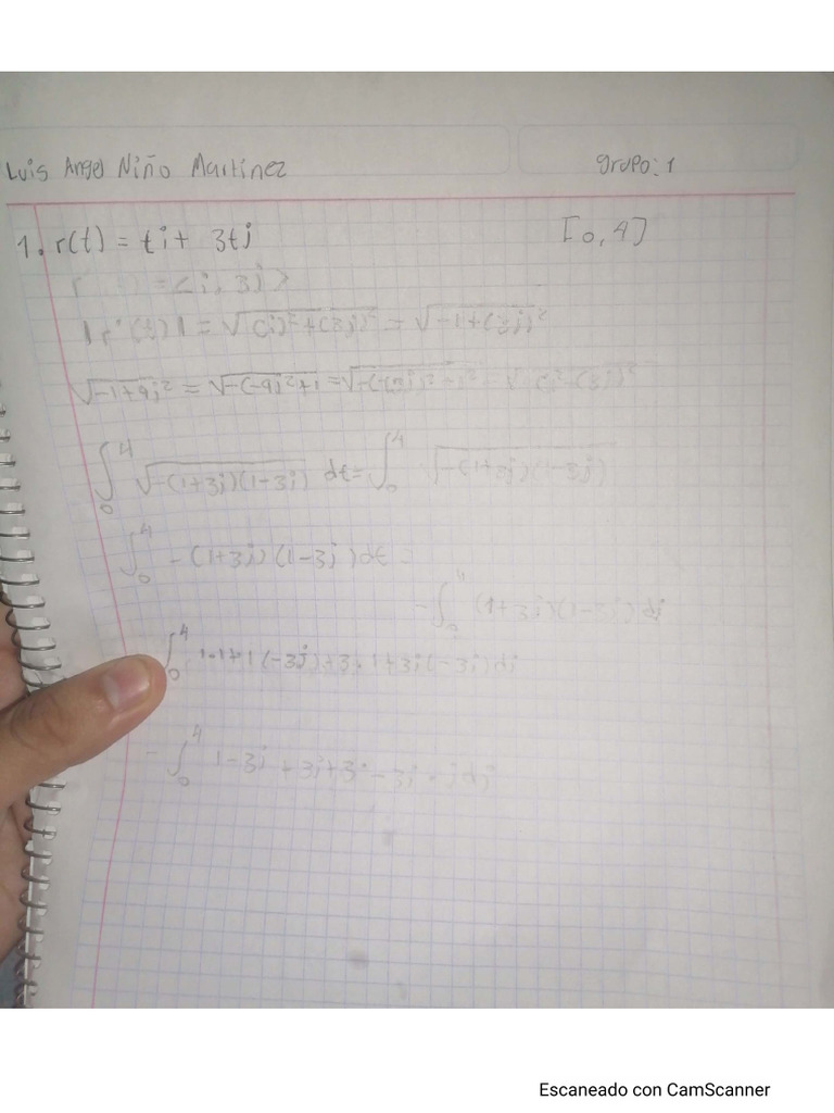 Tarea Luis Ángel Niño Martínez Calculo Vectorial XD | PDF