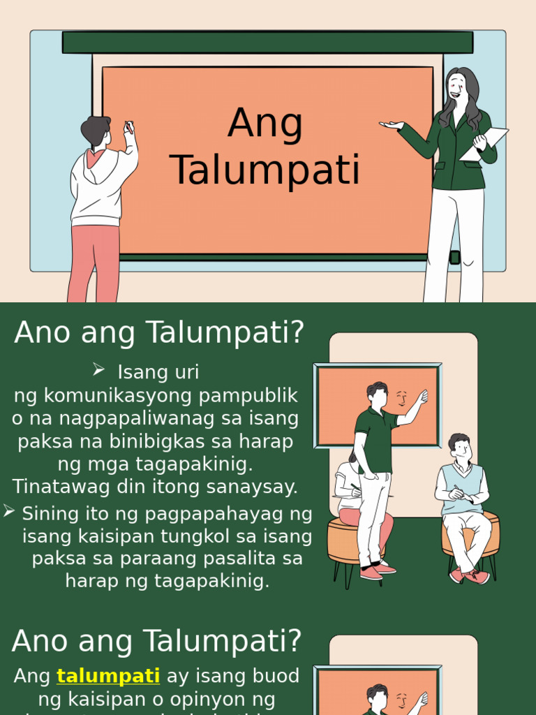 Fil 9 PPT W3 Q2 Talumpati | PDF