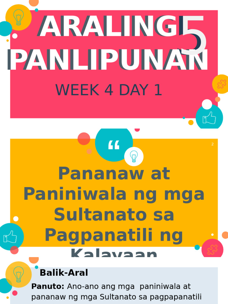 AP 5 Week 4 Day 1-4 | PDF