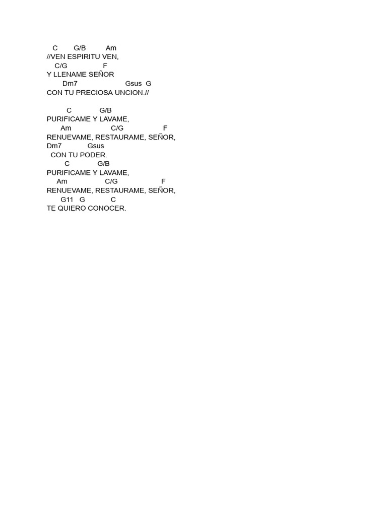 Ven Espíritu Barrietos | PDF