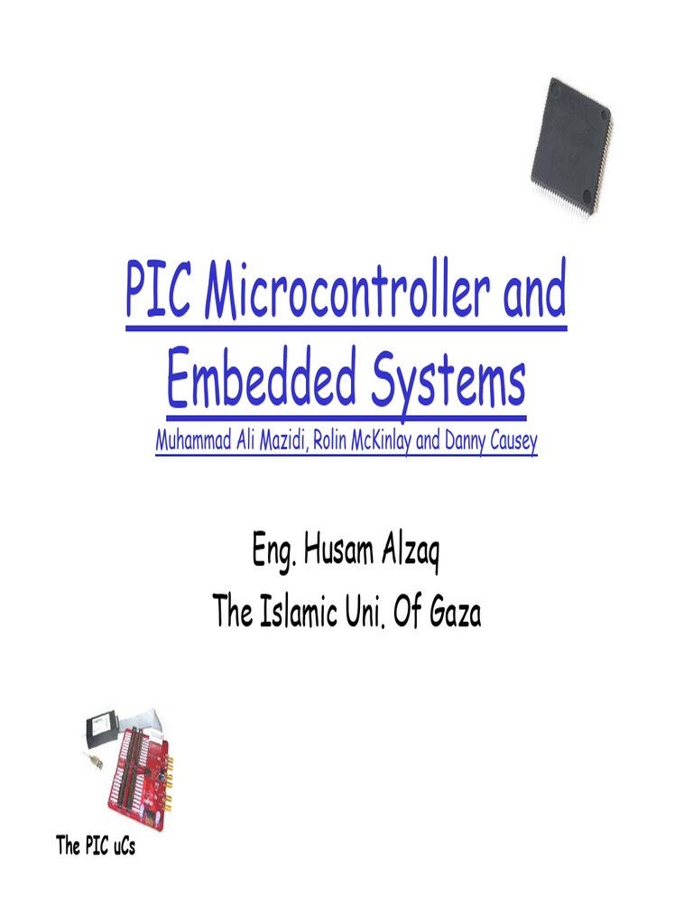 Pic Slides | PDF | Microcontroller | Digital Electronics