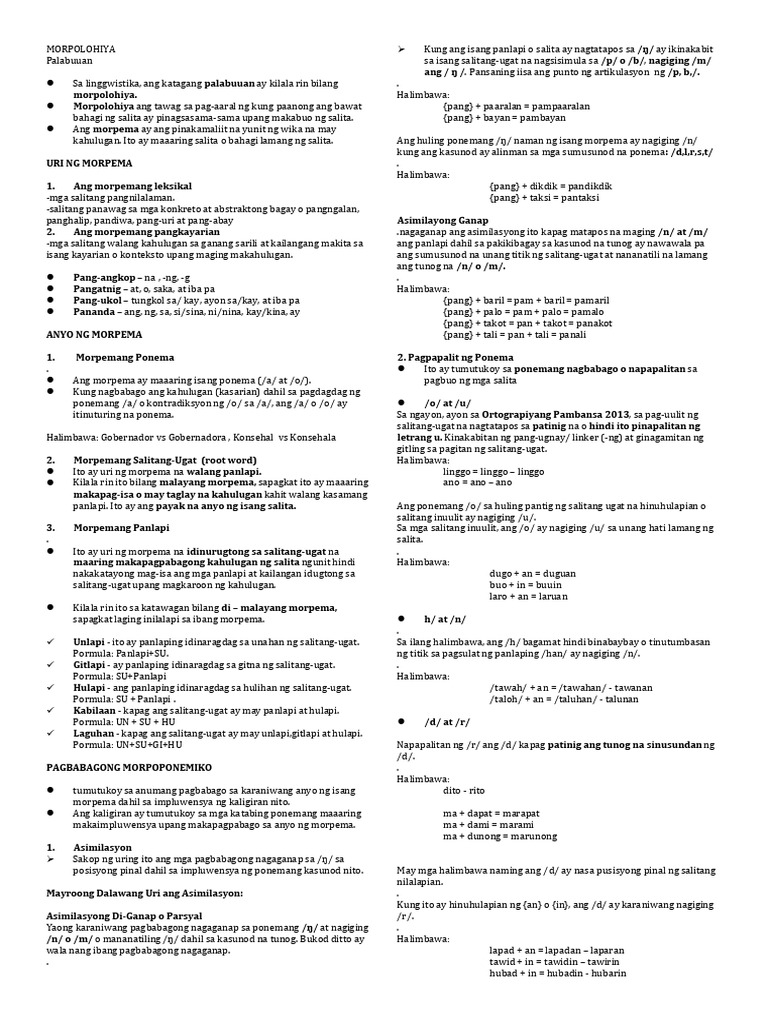 Filipino | PDF
