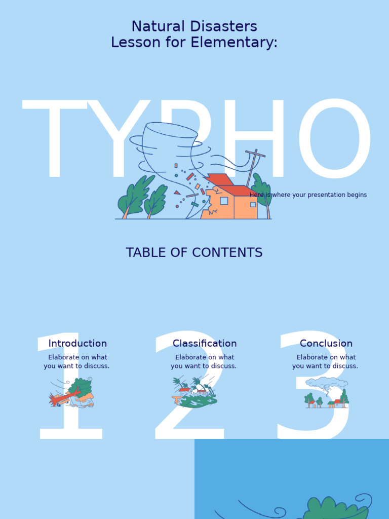 Natural Disasters Lesson For Elementary - Typhoon | PDF
