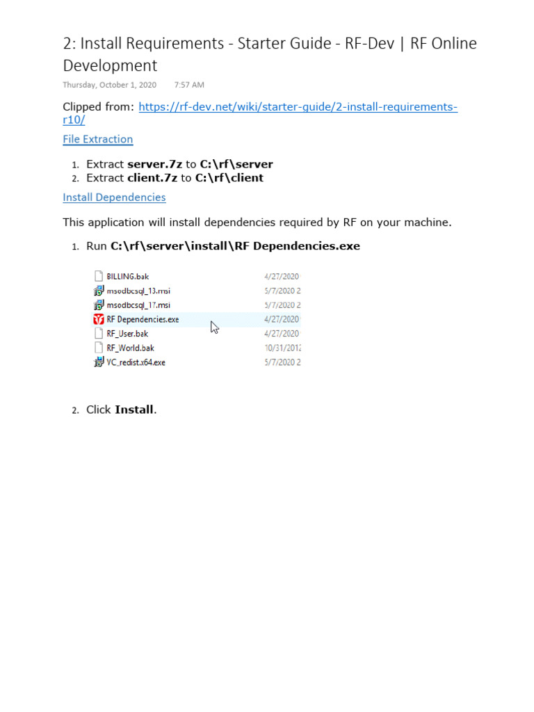 Starter Guide - RF-Dev 3 | PDF