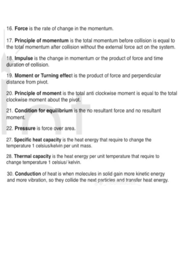 Physics Form 4 Study Notes A.S. | PDF | Acceleration | Force