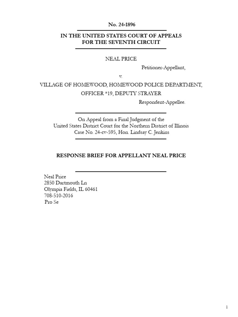 Response Brief To Appellant Homewood | PDF | Chevron U.S.A ...
