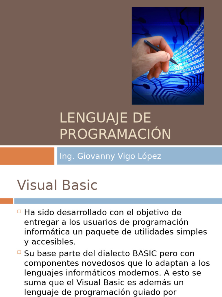 Clase 08 LP | PDF | Básico | Lenguaje de programación