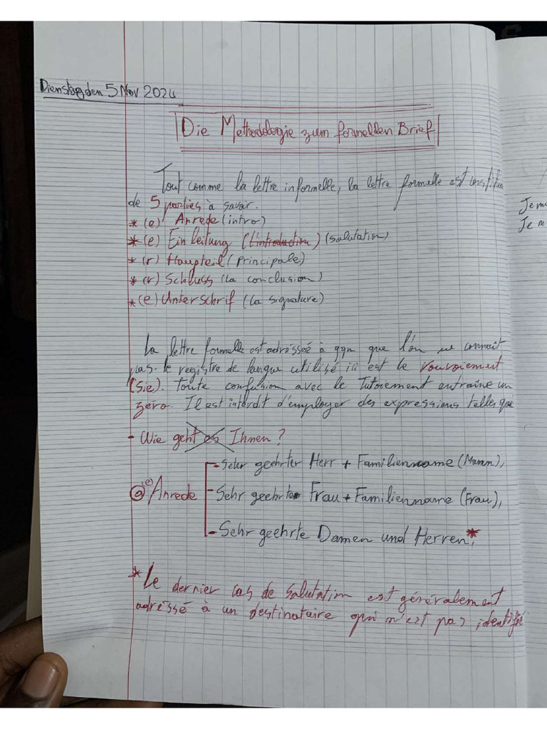 Anrede Formelen Brief | PDF