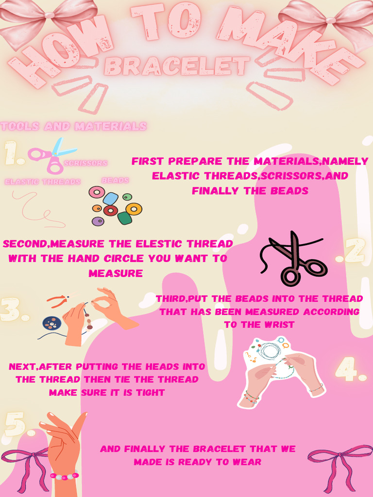 How to Make a Beaded Bracelet | PDF