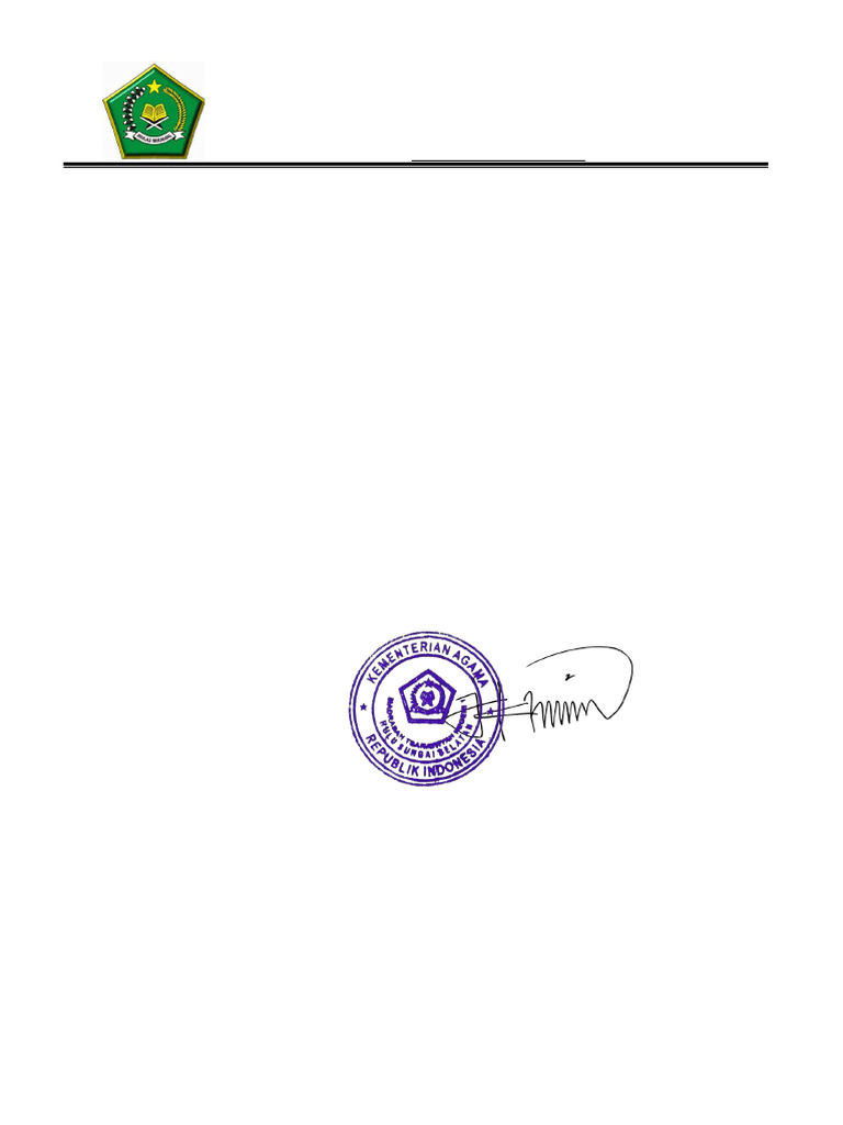 Surat Komitmen Zi Man 2 HSS | PDF