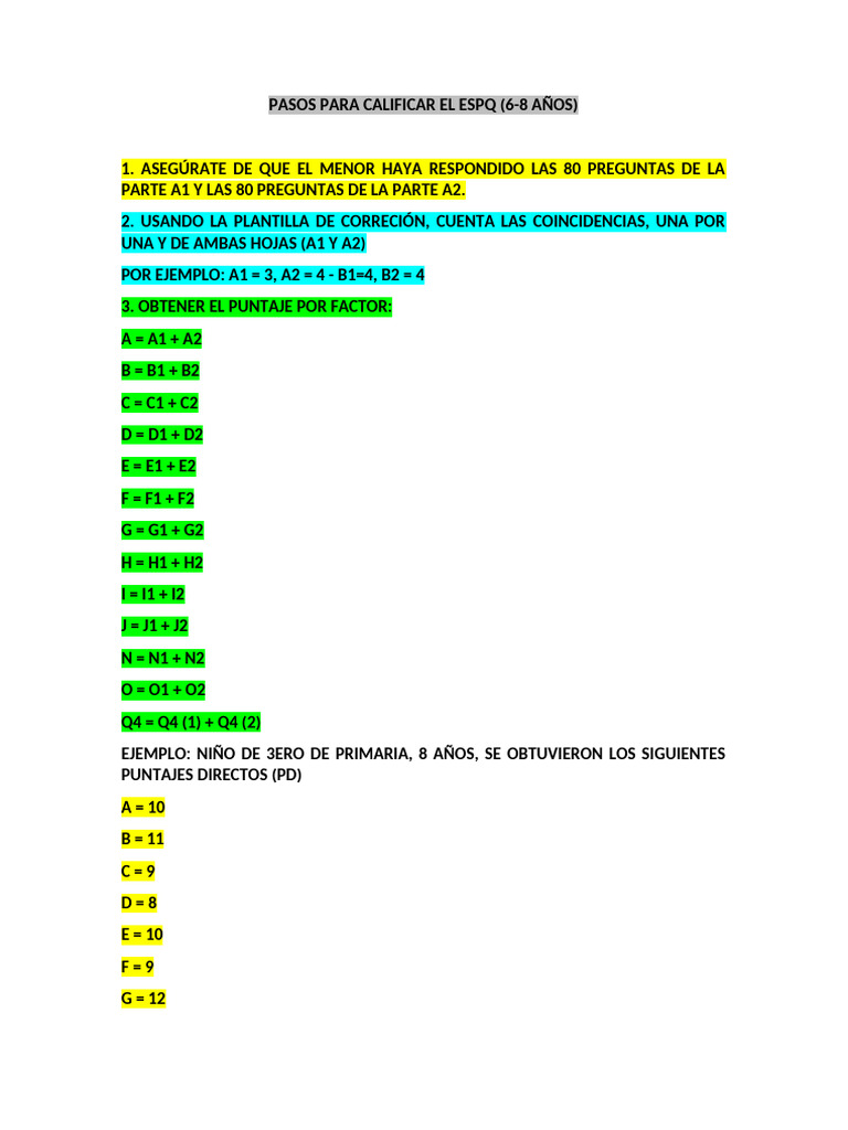 Pasos para Calificar El Espq | PDF