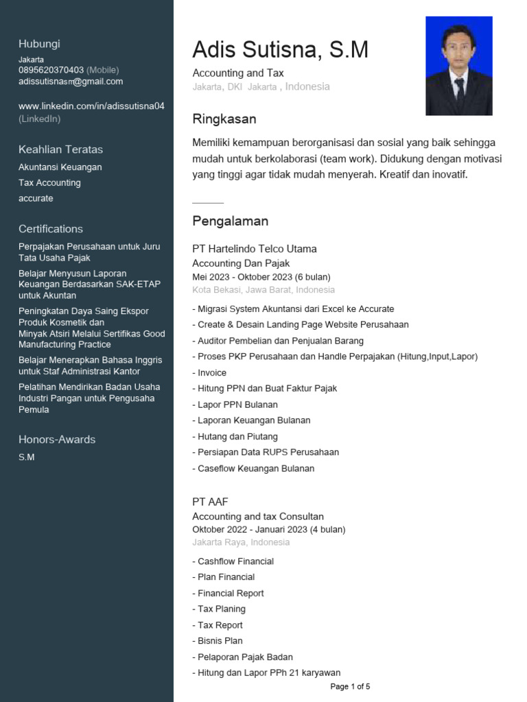 Adis Sutisna, S.M: Ringkasan | PDF