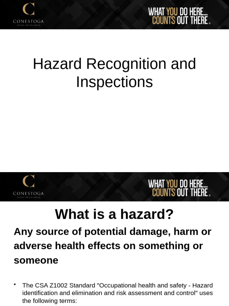 Hazard Recognition and Risk Assessment Guide | PDF | Hazards | Risk