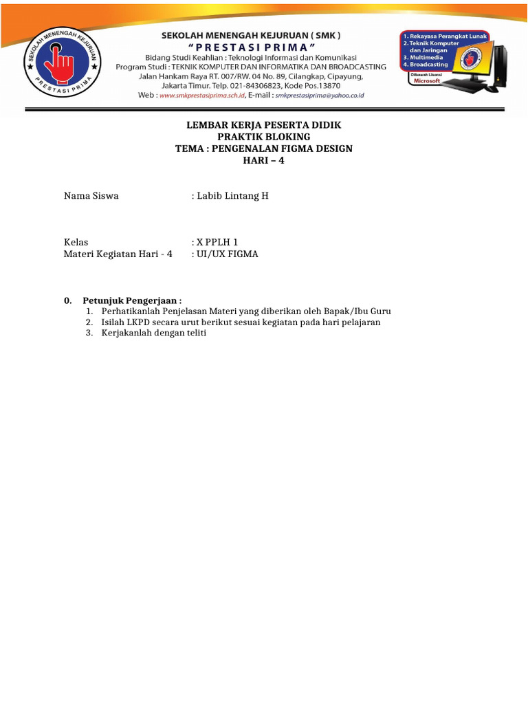 LKPD Labib Lintang H | PDF