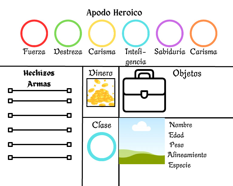 Ficha DND Prueba | PDF