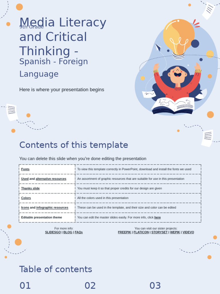 Media Literacy & Critical Thinking Guide | PDF | Planets | Solar System