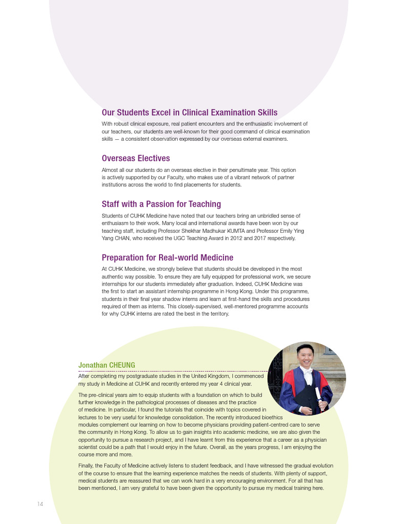 CUHK-Medicine-Faculty-Brochure 2018 7 | PDF | Medicine | Bioethics