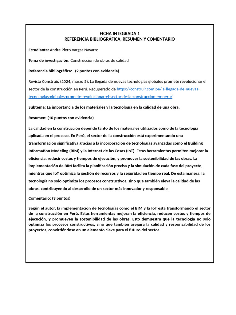 Nota Final de Comu | PDF | Internet de las Cosas | Sustentabilidad