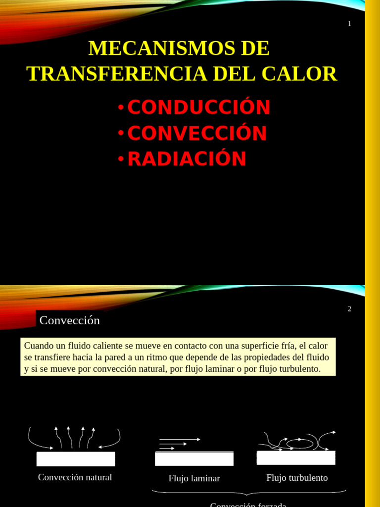 Mecanismos de Trasnferencia de Calor Conveccion | PDF | Convección | Transferencia de calor