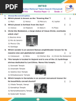INTSO - MTSO - Grade-5 - Practice Paper-1 - 2024 | PDF | Arithmetic ...
