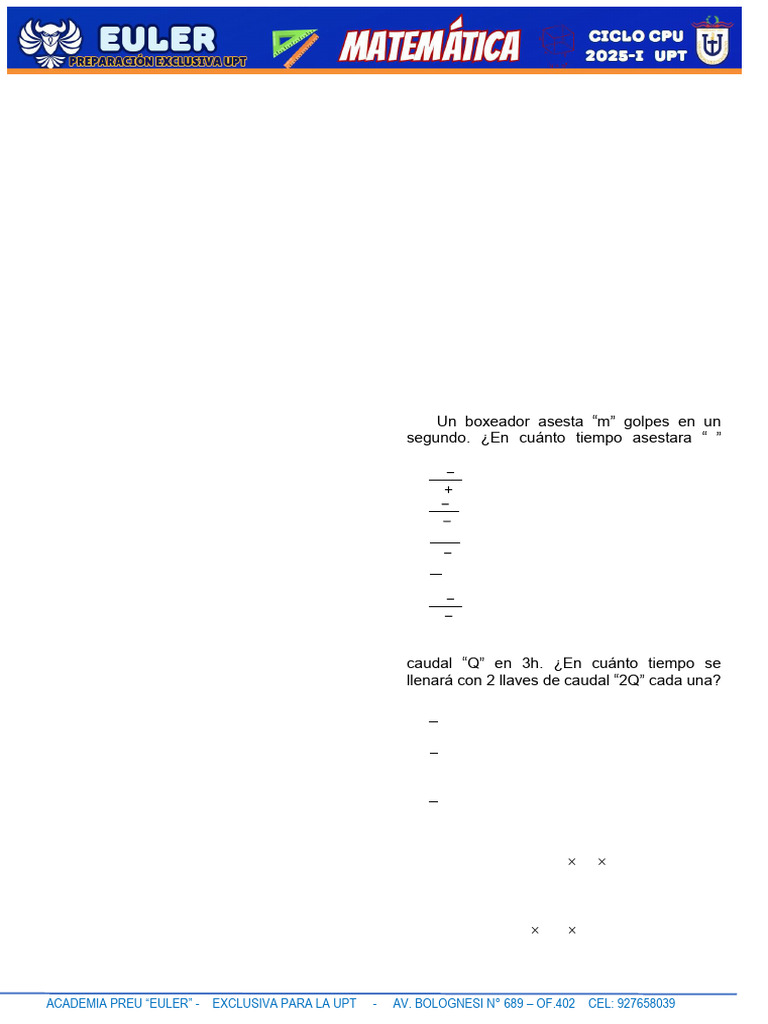 Matemática #05 - Raz Mat - Regla Tres II - Pdfprofeeeee | PDF