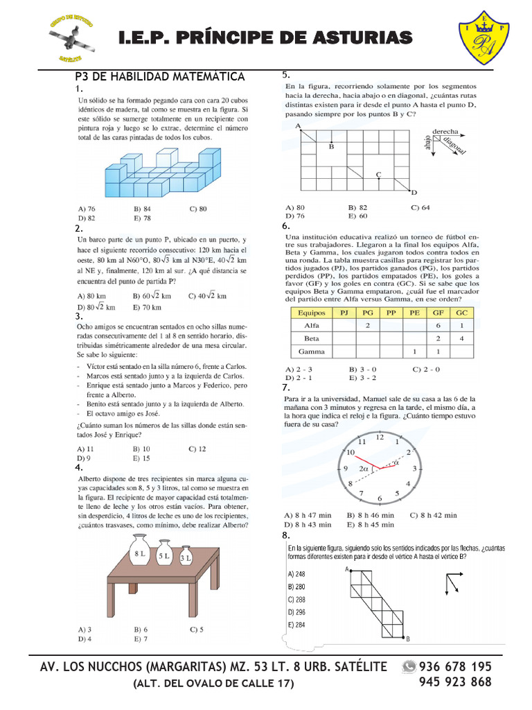 P3 3ro-4to-5to Sec. 2-1 | PDF