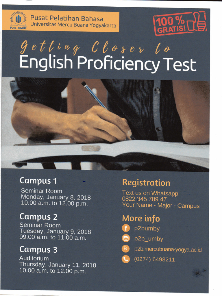 English Proficiency Test | PDF