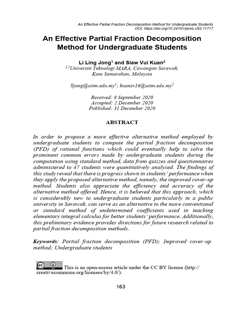 8 - Partial Fraction | PDF | Mathematical Objects | Elementary Mathematics