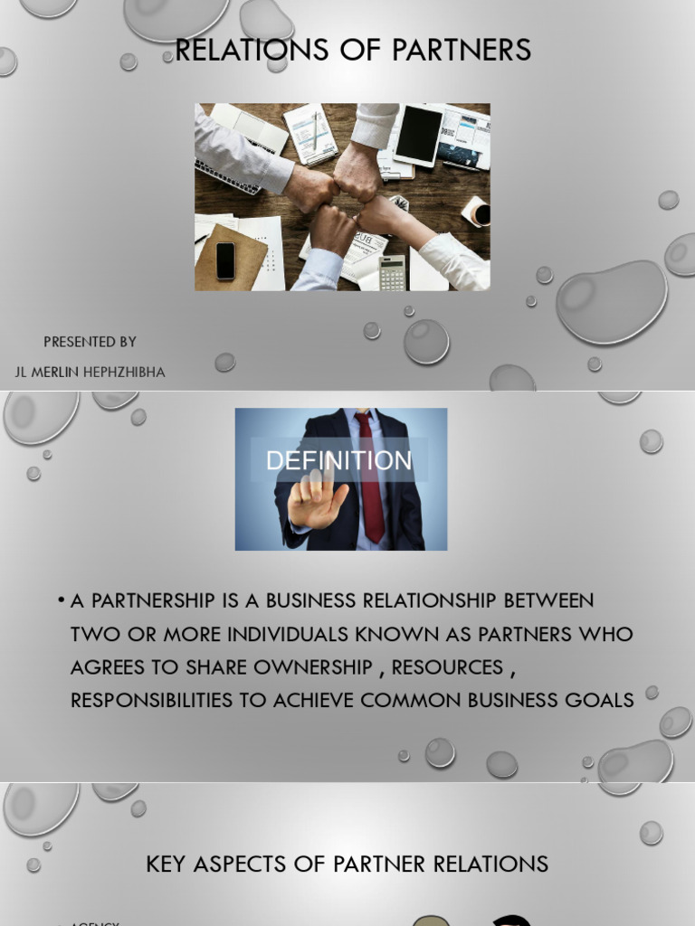 Relations of Partners BLP | PDF | Mediation | Partnership
