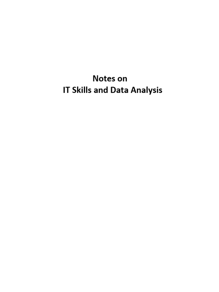 IT Skills and Data Analysis Final | PDF | Window (Computing) | Operating System
