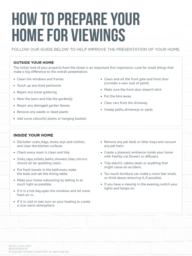 Home Viewing Preparation Tips | PDF | Bathroom