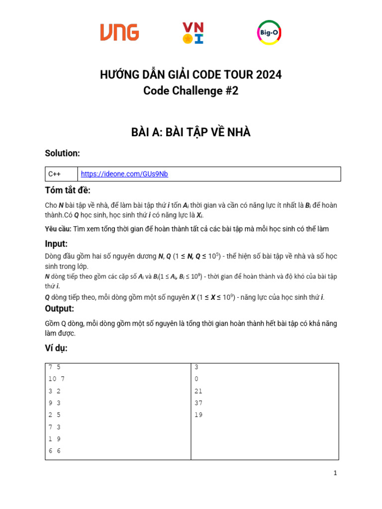 HuongDanGiai - Code Challenge #2 | PDF