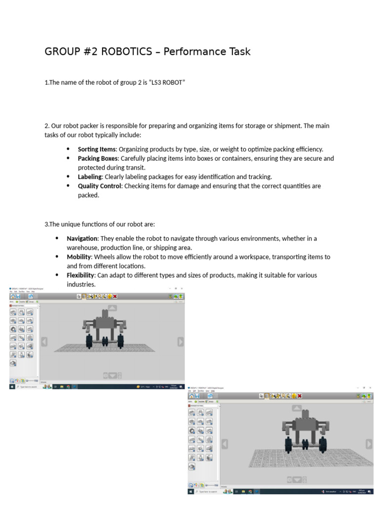 Group 2 Robotics | PDF