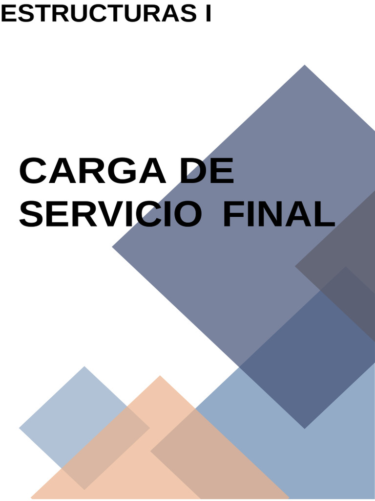 Carga de Servicio Final | PDF