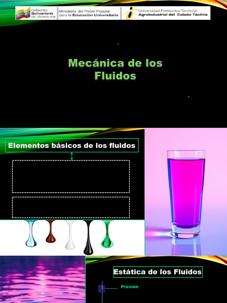 Unidad 1 Glendys Estupiñan | PDF | Dinámica de fluidos | Fluido