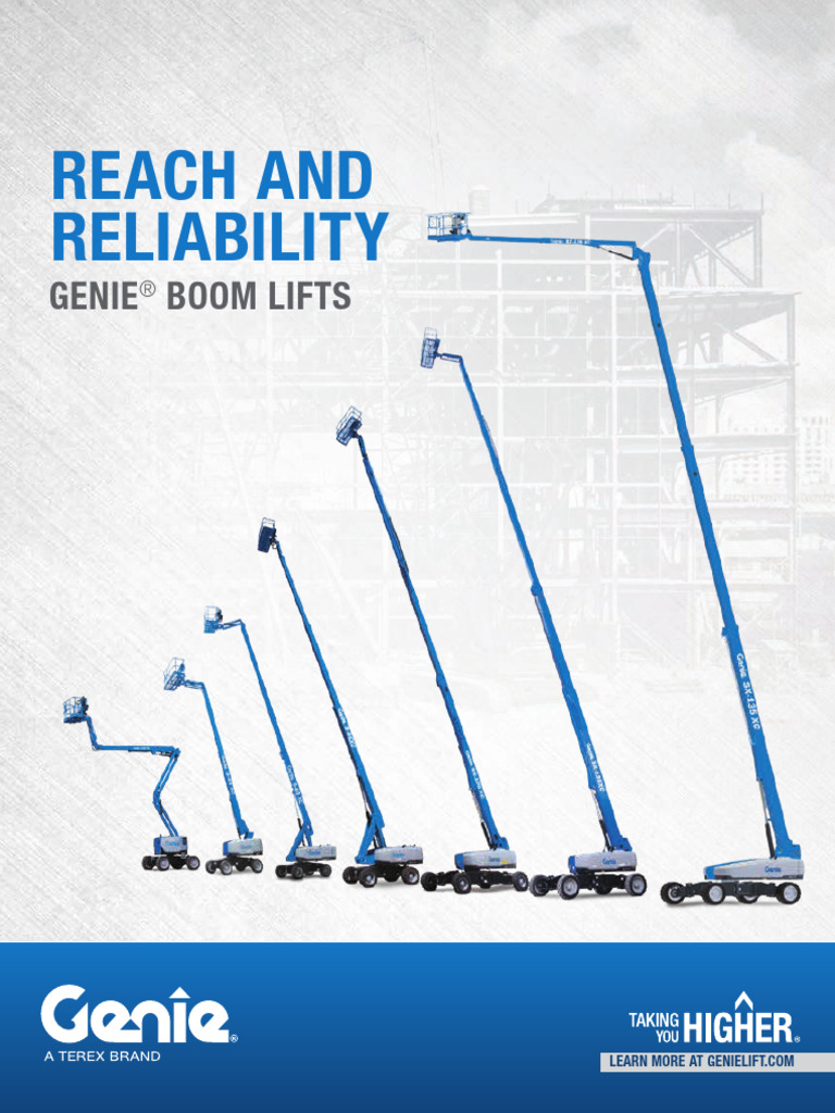 Xe Nâng Booms-Family-Brochure | PDF | Elevator | Hybrid Vehicle