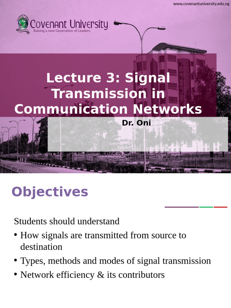 CSC 424 Lecture 3 - 2022 | PDF | Duplex (Telecommunications) | Digital ...
