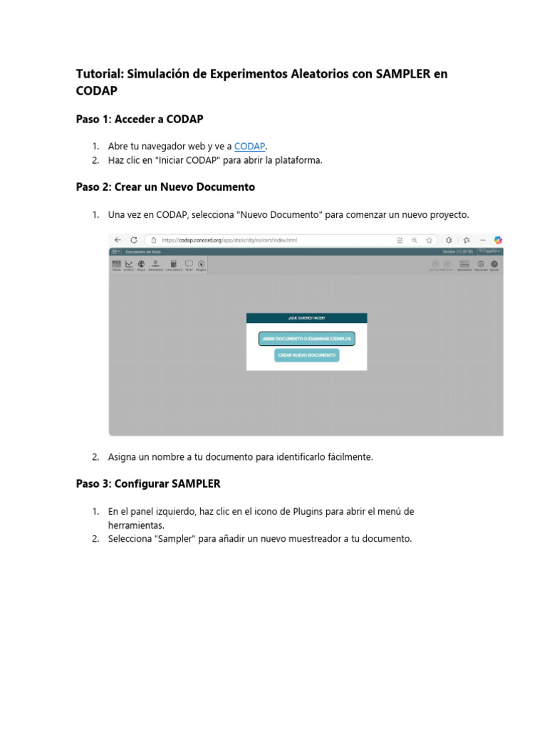 Tutorial de CODAP | PDF